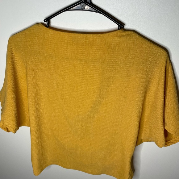 Tops | Zara Yellow Top | Poshmark